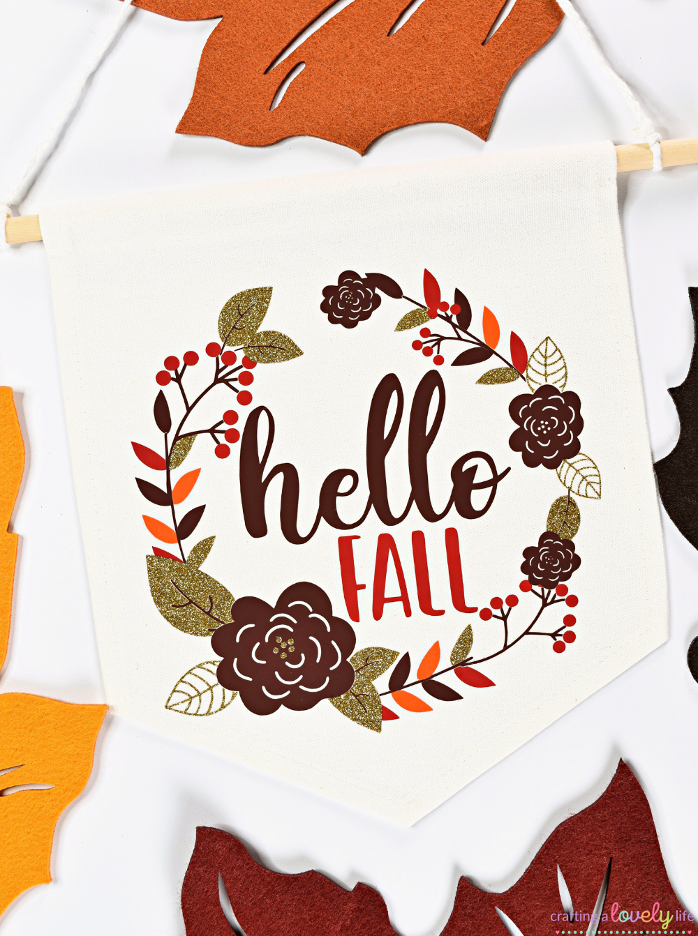 Free Happy Fall SVG Cut File